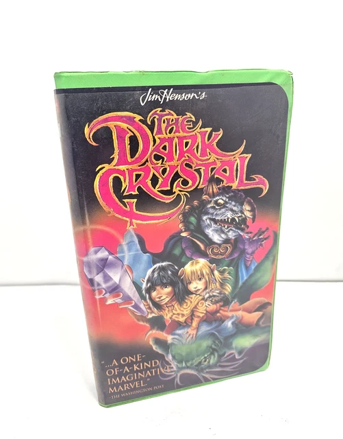 JIM HENSONS THE Dark Crystal VHS 1994 Clamshell Fantasy Adventure ...