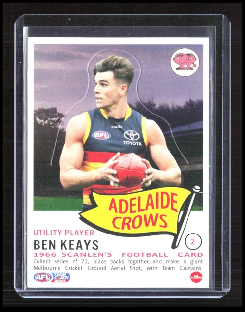 AFL 2024 TEAMCOACH Scanlen's Adelaide Crows Ben Keays 2 Football CB-2-4 ...