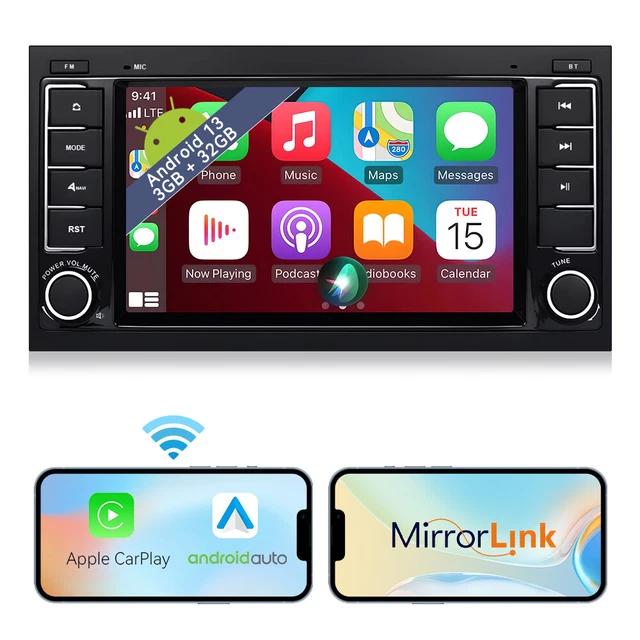 CARPLAY CAR STEREO Bluetooth Head Unit for VW Touareg T5 Multivan EUR ...