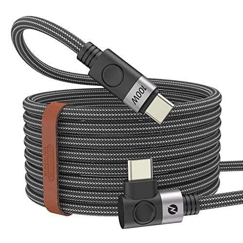 NTONPOWER CÂBLE USB C avec Connecteur Compact à 90degrés Résistant à l ...
