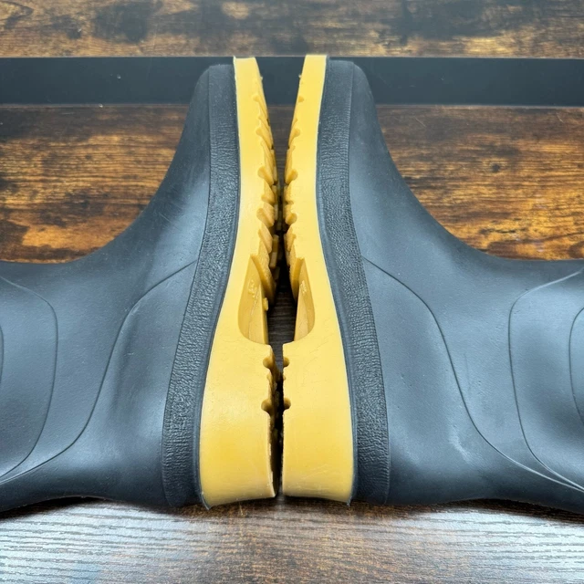 DUNLOP WELLIES RUBBER Wellington Boots with High Leg - Gray, Size Uk2 ...