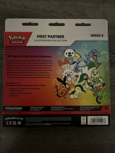 POKÉMON TCG FIRST Partner Illustration Collection Series 2 Box 30 Promo ...