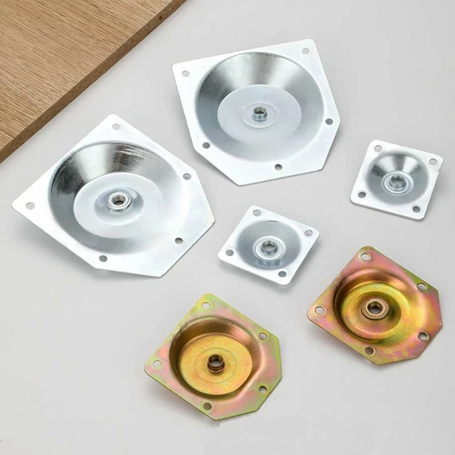 CONNECTING GALVANIZED IRON Legs Fixing Plate Mounting Plates Table Feet ...
