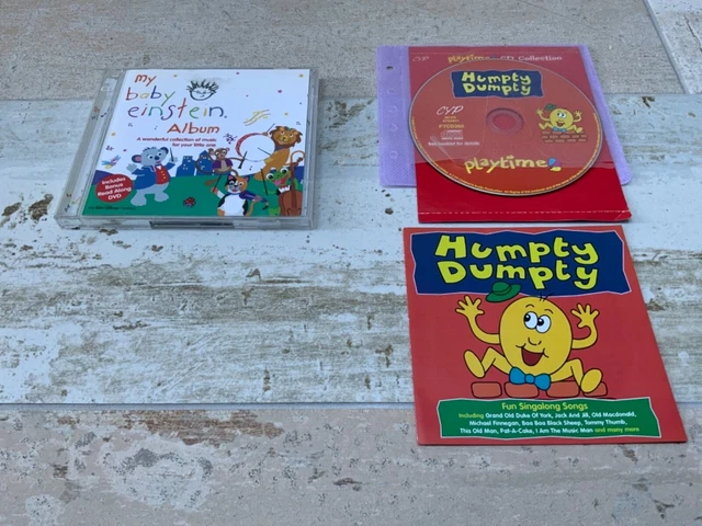 MY BABY EINSTEIN Album CD + DVD + HUMPTY DUMPTY fun singalong songs CD ...