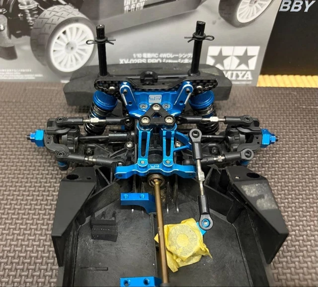TAMIYA XV-02RS PRO RC Touring Car Chassis w Many Option Parts Yeah ...