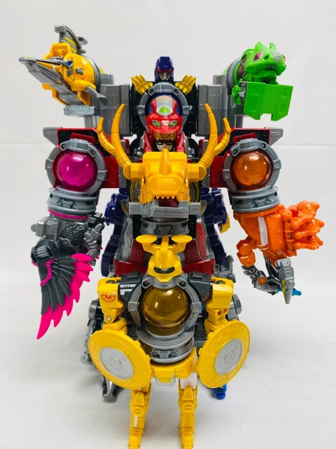 POWER RANGERS UCHU Sentai Kyuranger DX Kyurenoh Ryuteioh Megazord Set ...