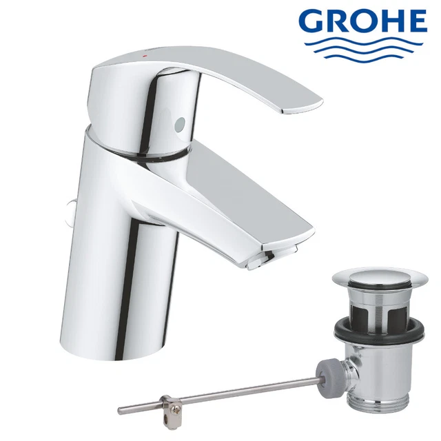 GROHE EUROSMART WASCHTISCH Armatur 33265 / 33265002 Wasserhahn Bad ...