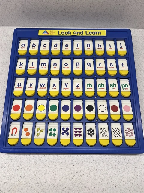 EARLY LEARNING CENTRE Look And Learn Toy Educational Vintage Blue ...