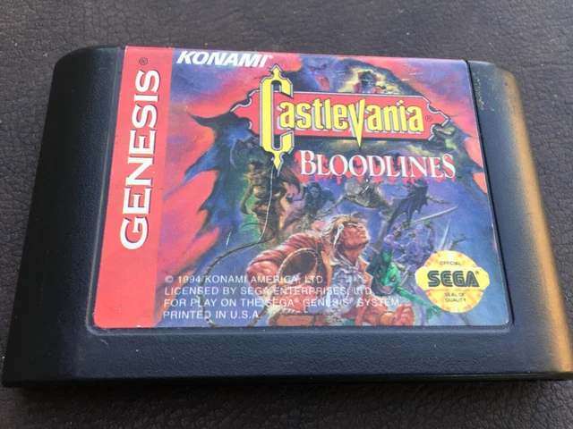 CASTLEVANIA : BLOODLINES (Sega Genesis, 1994) EUR 74,94 - PicClick FR