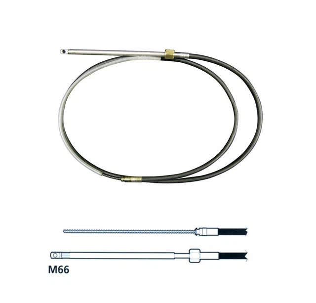 ULTRAFLEX M66 19FT (5.80m) Boat Outboard Steering Cable £134.99 ...