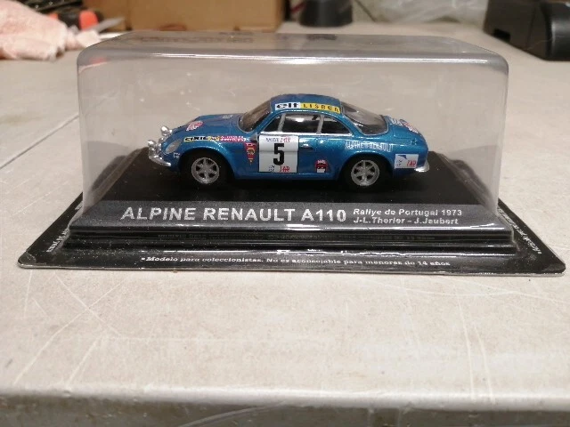 IXO ALTAYA HACHETTE RENAULT Alpine A 110 n°5 Rallye du Portugal 1973 1/ ...