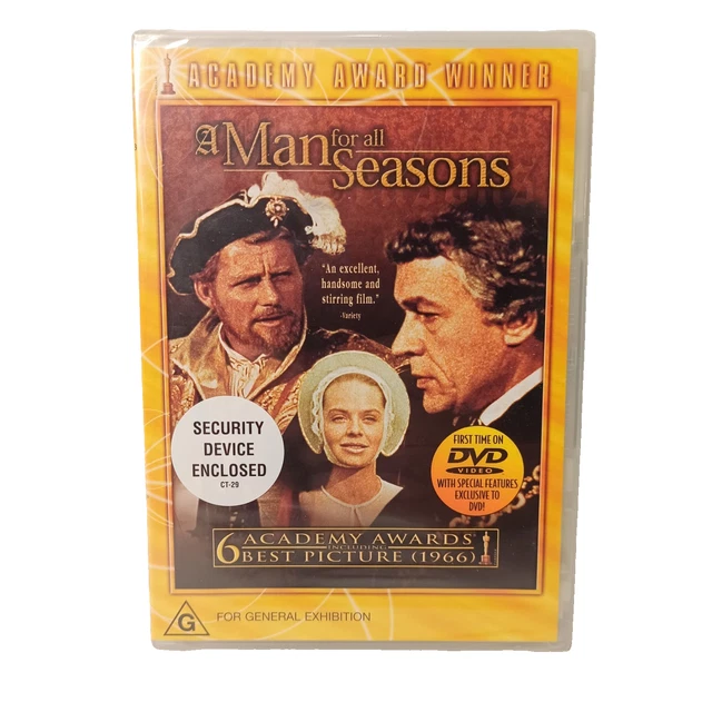 A MAN FOR All Seasons DVD Sir Thomas More Monarchy Church Region 4 ...