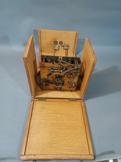 RARE GERMAN CLOCK Factory Salesmans Sample Movement & Case Westminster ...