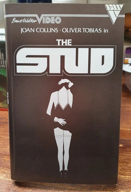 THE STUD VHS Brent Walker Video Pre Cert x UK PAL rental Joan Collins £ ...
