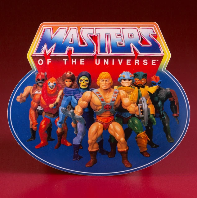MASTERS OF THE Universe MOTU He-Man 8 Back Sticker Aufkleber Custom Fan ...