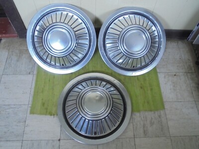 VINTAGE MOTORHOME RV Camper Truck HUBCAPS Set of 3 Wheel Covers EUR 151 ...