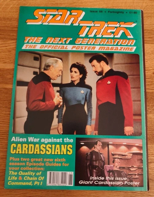 MAGAZINE - STAR Trek The Next Generation TNG Official Poster Magazine ...