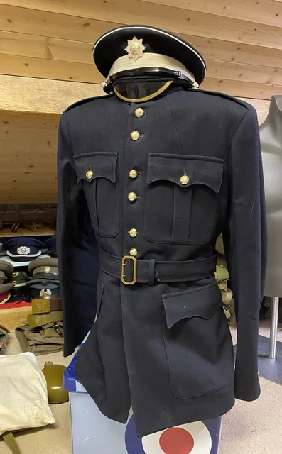 VINTAGE COLDSTREAM GUARDS Dress Blues tunic and forage cap £9.99 ...