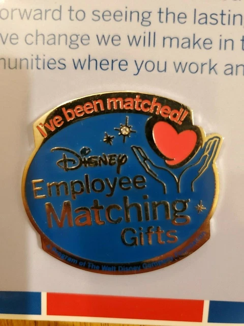 DISNEY 💯AUTHENTIC EMPLOYEE Matching Gifts Cast Pin $34.37 - PicClick CA