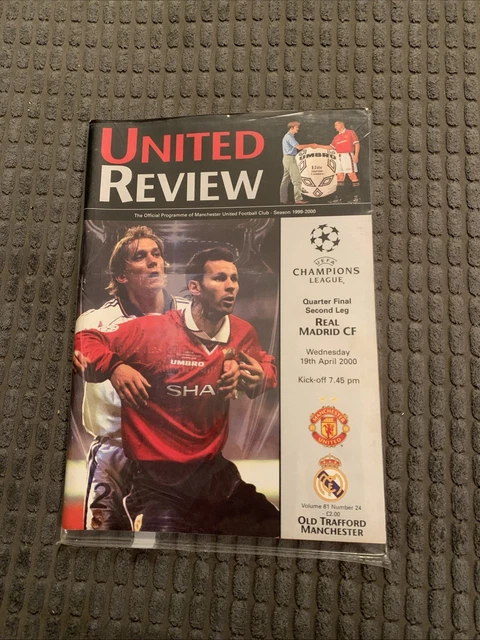MAN UTD PROGRAMMES 1999-2000 Season £31.90 - PicClick UK