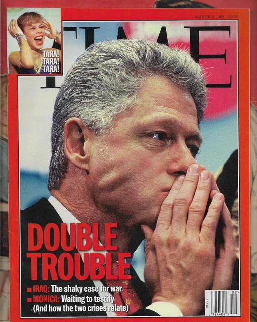 TIME MAGAZINE BILL Clinton Monica Lewinsky Nagano Olympics March 1998 ...