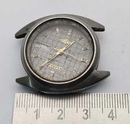 CITIZEN 8200 NON Working Watch Movement For parts & Repair Work O 35139 ...