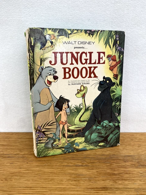 VINTAGE 1967 WALT Disney Present Jungle Book Illustrated Picture Story ...