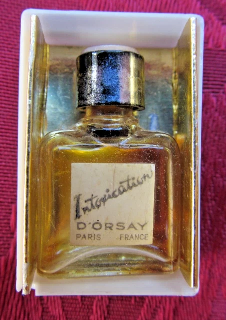 VINTAGE VERY RARE Tiny Perfume Miniature Intoxication By D'Orsay Glass ...