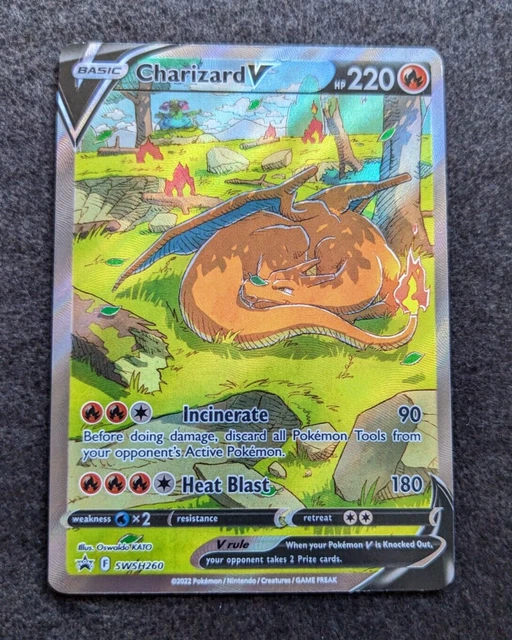 CHARIZARD V - Full Art Ultra Rare - SWSH260 - Promo étoile Noire ...