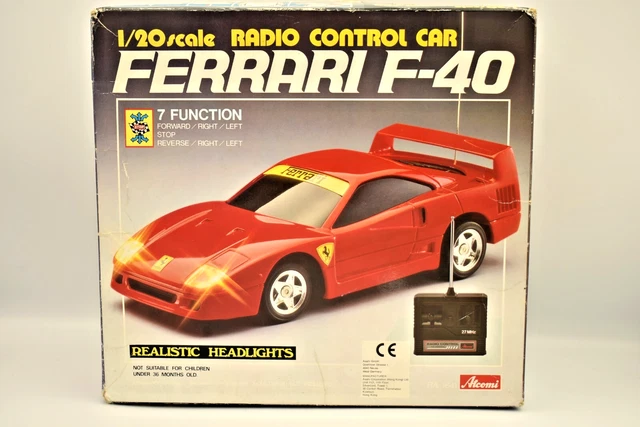 VINTAGE/RETRO 1980S FERRARI F40 Remote Control Car by Asahi/Atcomi ...