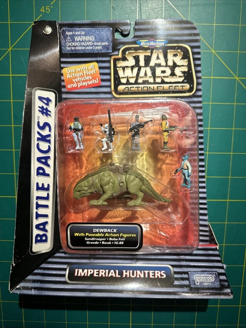STAR WARS MICRO Machines Action Fleet Battle Packs #4 Imperial Hunters ...
