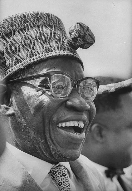 CHIEF OF A Congo Tribe Panzu Fumukulu at a conference for leaders 1961 ...