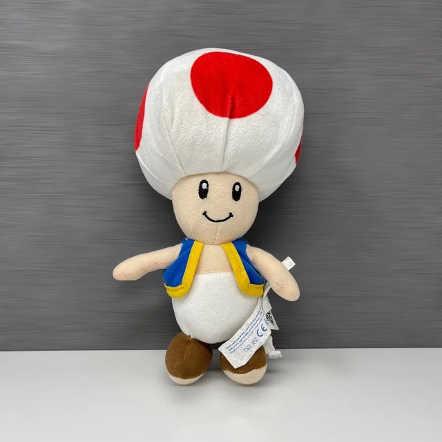 TOAD PLUSH BUILD-A-BEAR (Super Mario Bros.) Nintendo Soft Toy | 10" £20 ...