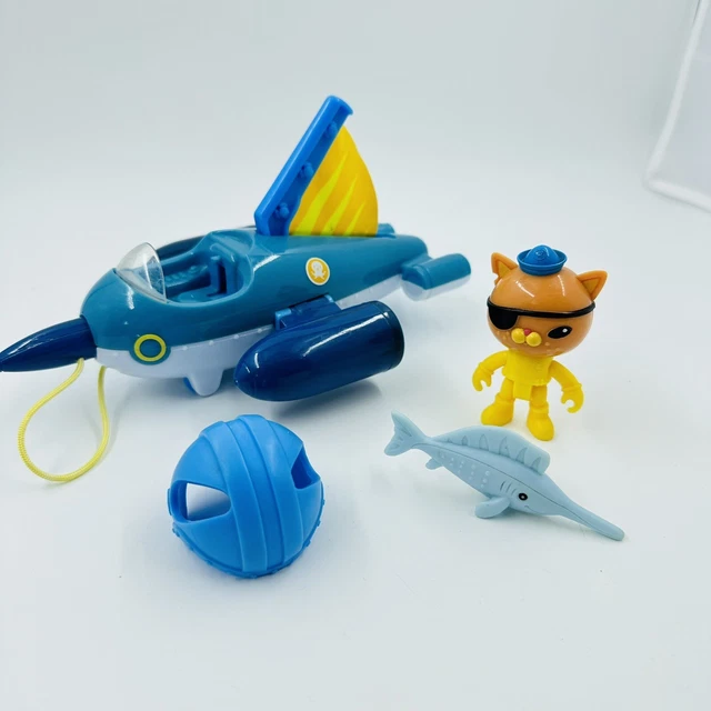 CBEEBIES OCTONAUTS GUP R Kwazii Sailfish Shark Rare Calico Jack Figure ...