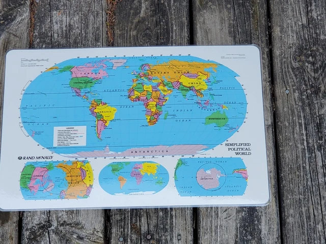 Rand Mcnally Laminated World Map