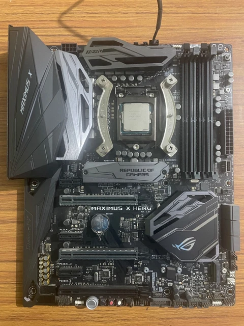 ASUS ROG MAXIMUS X Hero, intel Core i7-8700k, 32gb DDR4 Corsair RAM ...