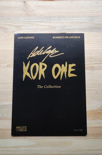 KOR ONE THE collection Ade Capone Roberto De Angelis - Autografato ...
