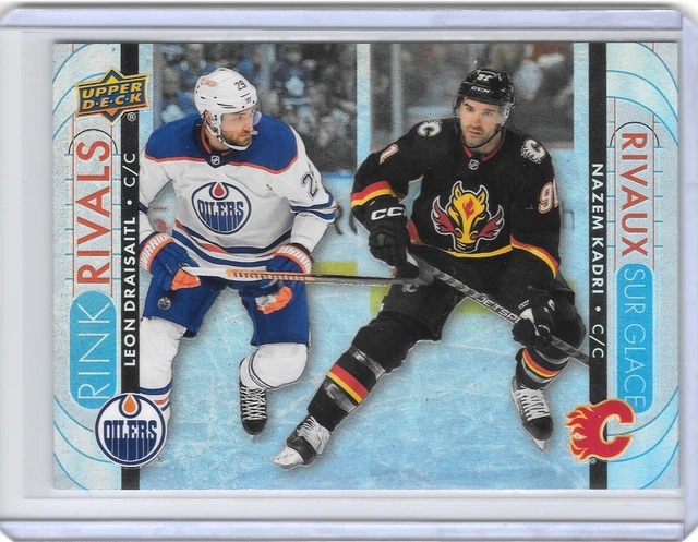2023-24 TIM HORTONS Upper Deck Hockey Rink Rivals Leon Draisaitl Nazem ...