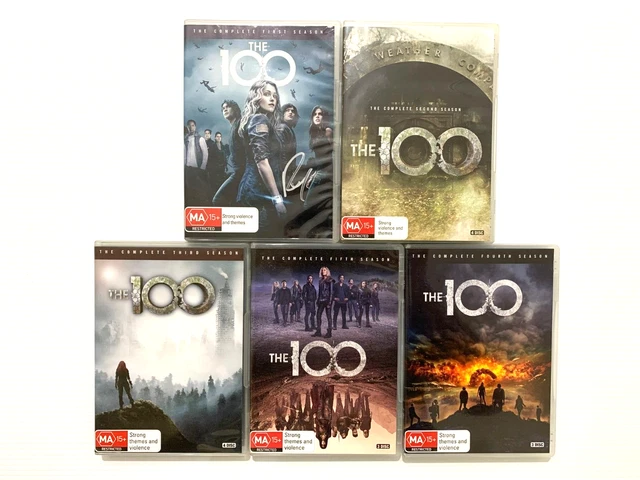 THE 100 DVD Complete Season 1 2 3 4 5 PAL Region 4 Sci-Fi TV Series VGC ...