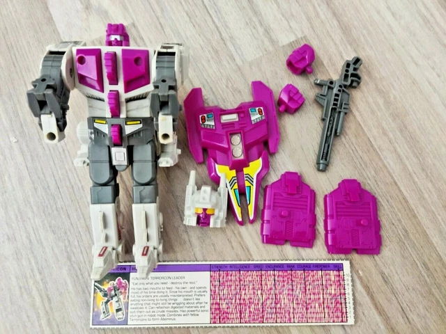 TRANSFORMERS G1 DECEPTICON Hun-Grrr 1987 with weapons and extras, 100% ...