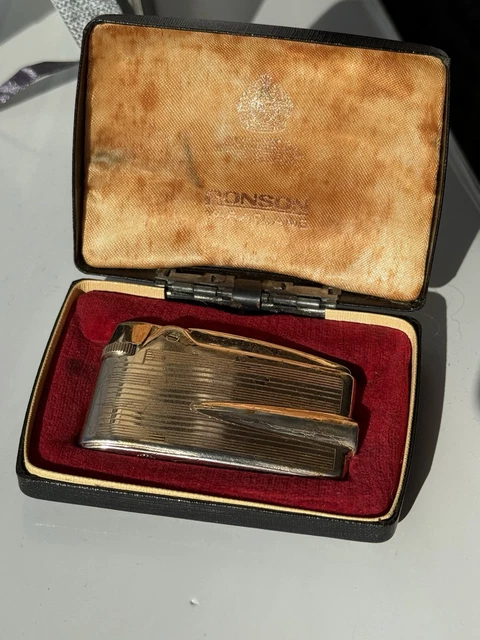 VINTAGE RONSON ADONIS Varaflame Lighter 1960s Original Box £1.75 ...