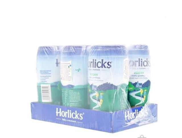 HORLICKS VEGAN MALTED Milk 400g (Pack of 6) 2.4kg BBE30/11/24 £19.99 ...