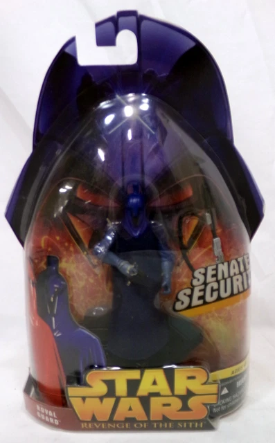 STAR WARS EL Venganza de los Sith #23 Figura Azul Royal Guard 3.75 ...