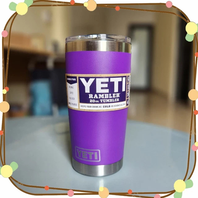 YETI RAMBLER 20 oz Tumbler With Magslider Lid Stainless Steel - Purple ...