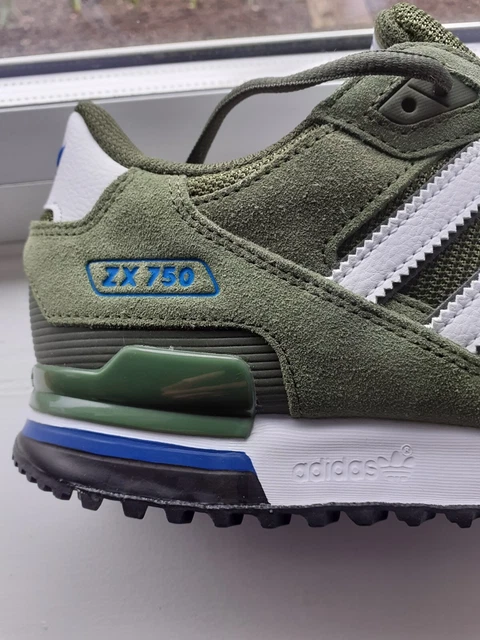 ADIDAS ZX 750 green / white uk size 8 brand new £150.00 - PicClick UK