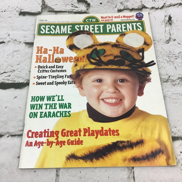 VINTAGE SESAME STREET Parents Magazine October 1998 Halloween £12.57 ...