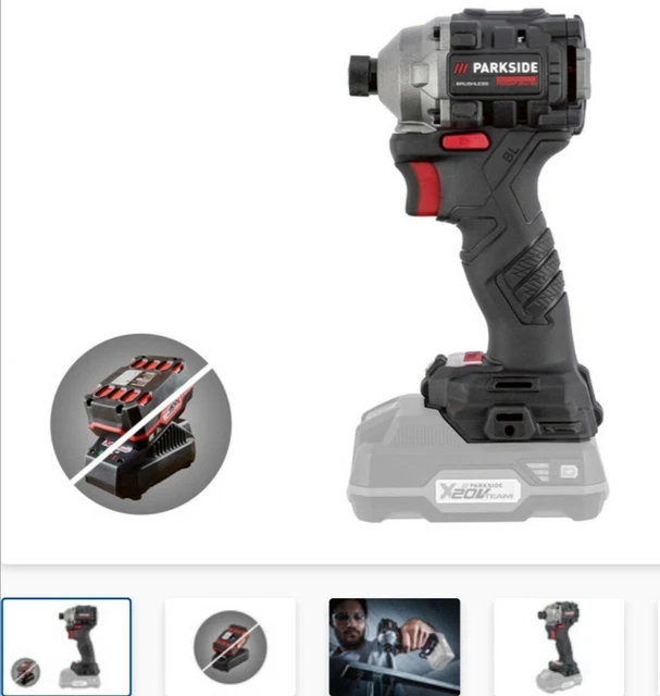 PARKSIDE PERFORMANCE® PDSSAP 20-Li B2 Cordless Impact Screwdriver Bolt ...