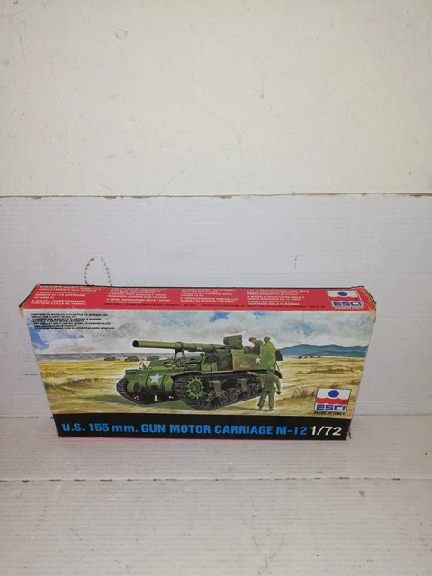 MAQUETTE ESCI US 155 Mm Gun Motor Carriage M-12 1/72 Neuf EUR 20,00 - PicClick FR