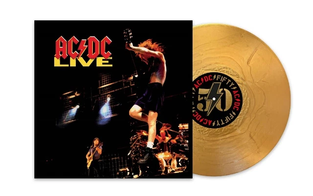 AC/DC LIVE 50TH Anniversary GOLD NUGGET VINYL LP NEW/SEALED EUR 62,60 ...