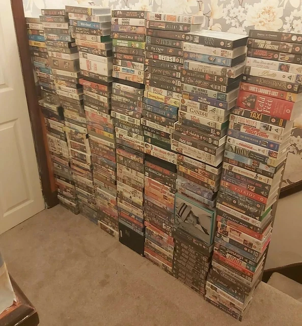 300+ VHS TAPES, VHS VIDEO FILMS JOBLOT £70.00 - PicClick UK